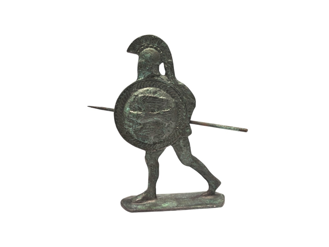 Bronze Statue of Greek Warrior , Bronze Greek Hoplite , Bronze ...