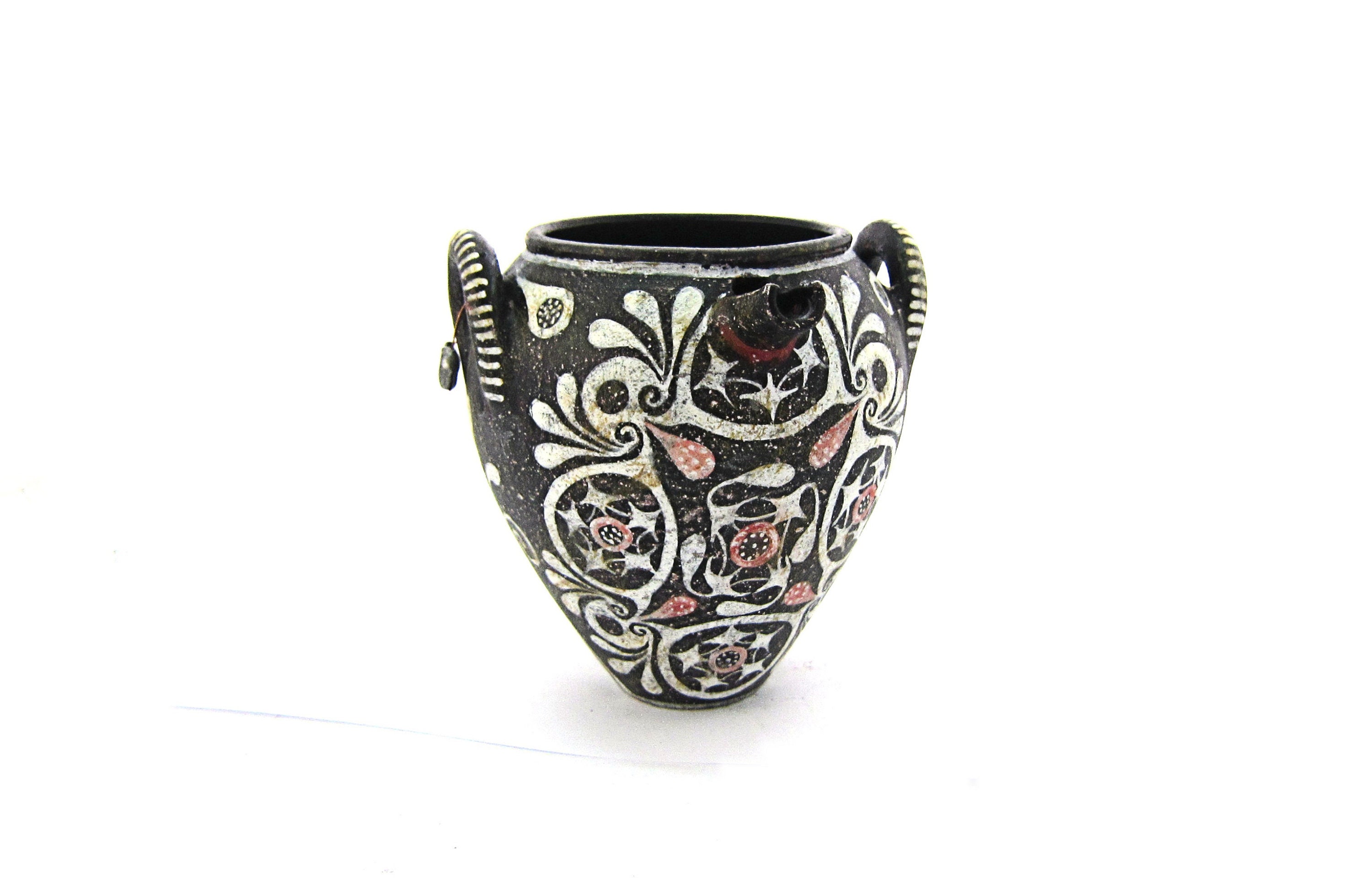 Greek Vase , Minoan Cretan Pythos Vase Kamares Style, Reproduction From ...