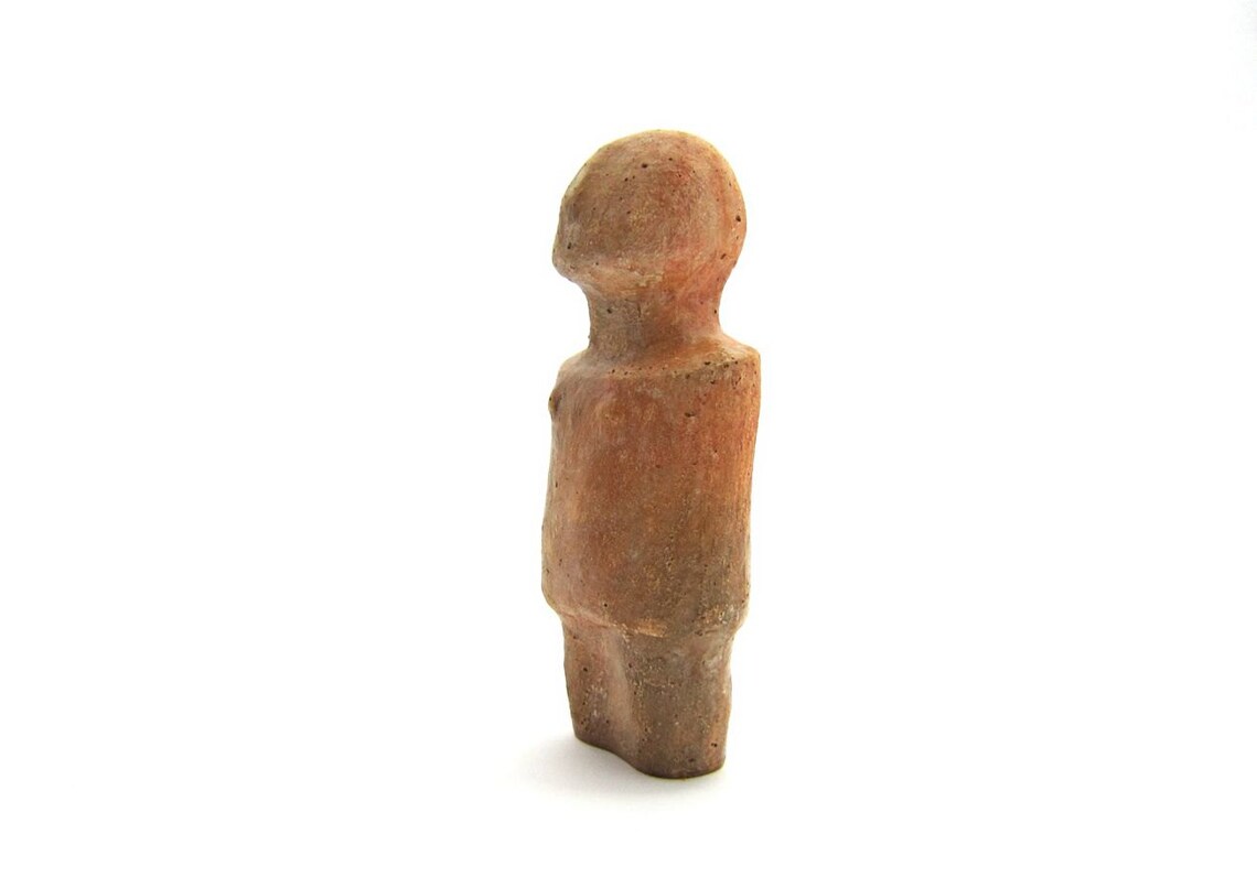 Decorative Greek Prehistoric Terracotta Idol , Ceramic Primitive Idol ...
