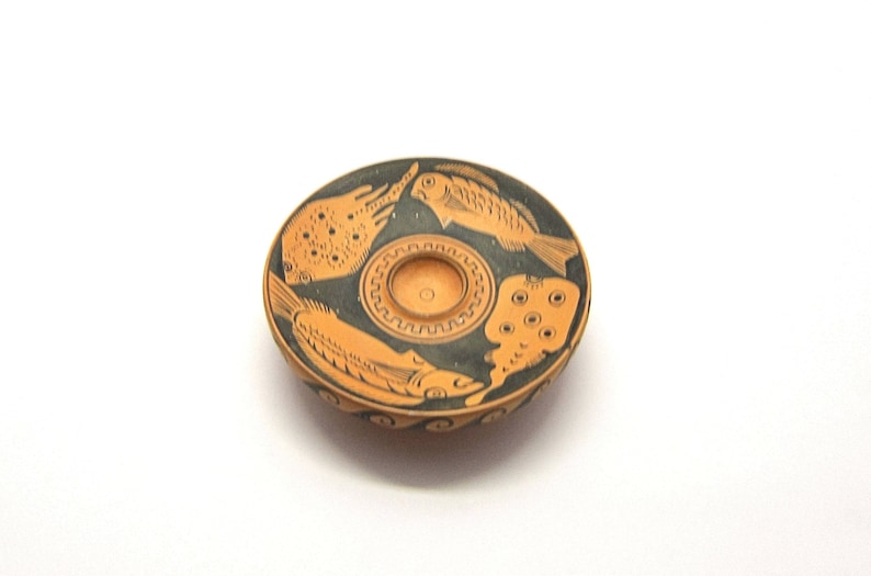 Ancient Fish Plate , Greek Vase , Attic Red Figure Fish Plate ...