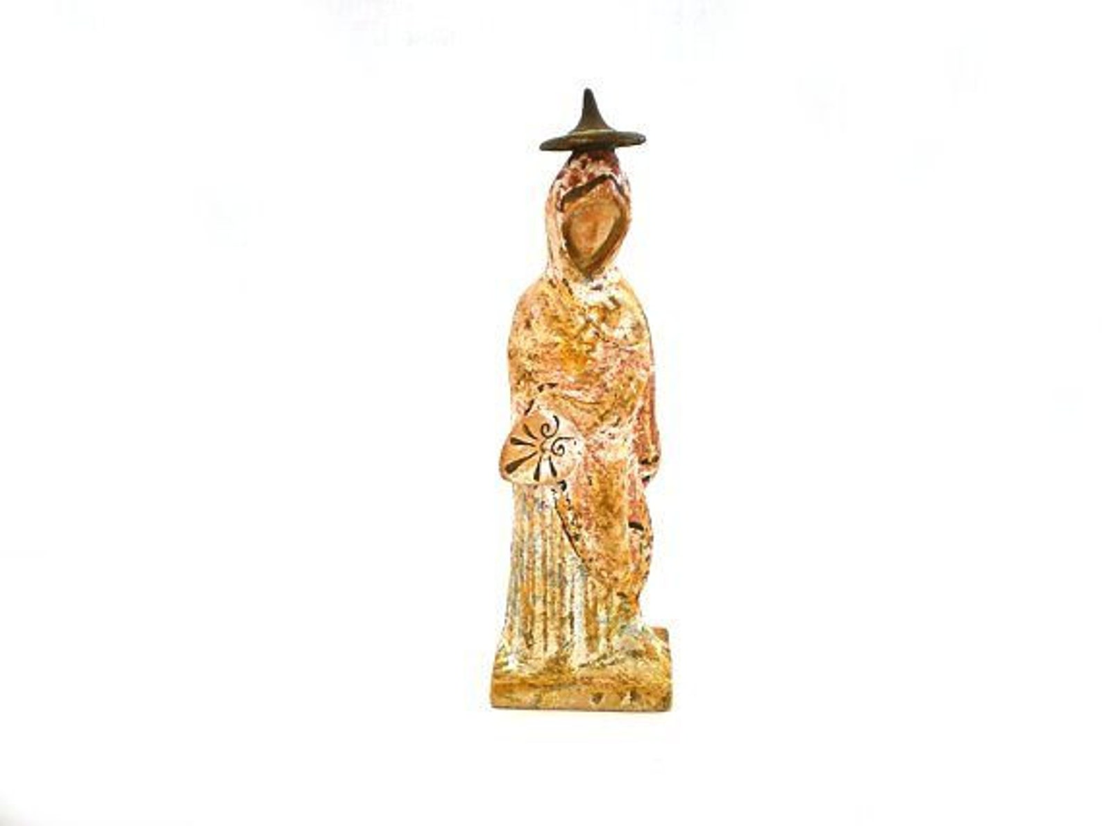 Tanagra Figurine.woman Figure,greek Terracotta Statue - Etsy