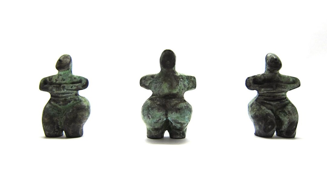 Free Shipping of ONE Small Bronze Cycladic Decorative Woman Idol ...