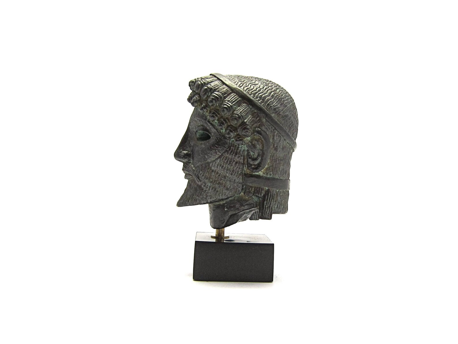 Zeus Head From National Archaeological Museum of Athens Verdigris ...