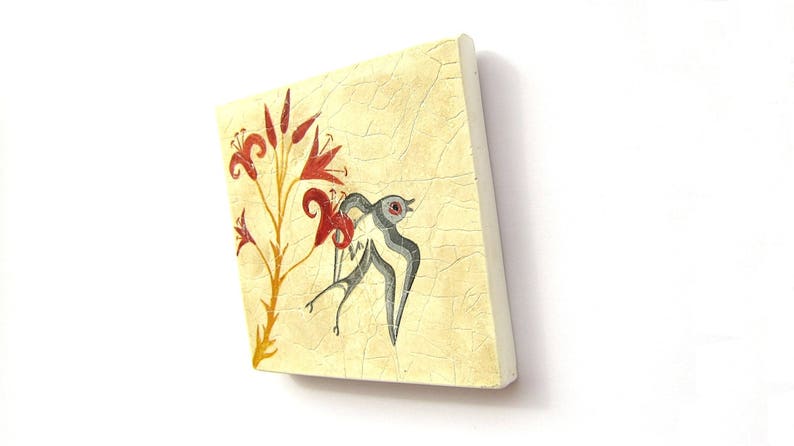 Minoan Spring Fresco Painting From Akrotiri Santorini Museum - Etsy