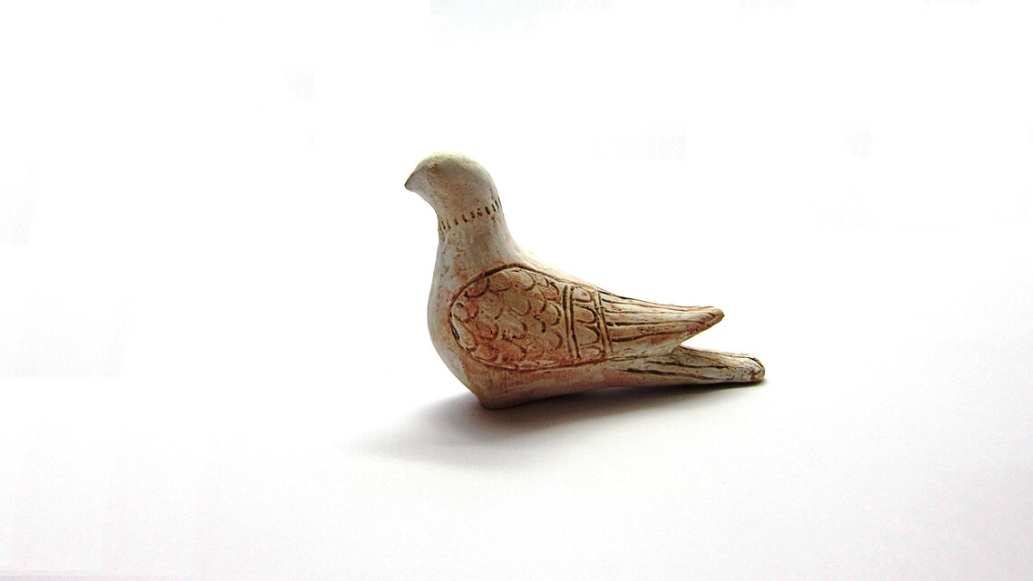 Greek Clay Artwork terracotta Greek Dove Pigeon Inspired From | Etsy