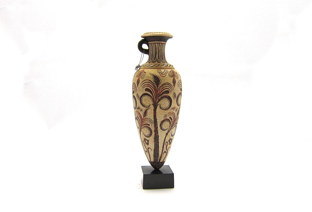 Greek Vase , Greek Minoan Terracotta Cretan Rhyton Marine Style ...