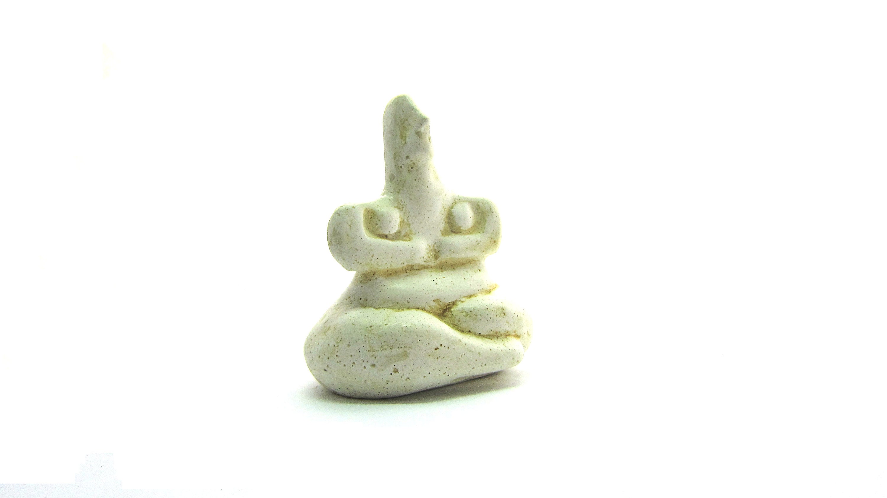 Steatopygous Abstract Ancient Greek Geometrical Female Statue Cycladic ...