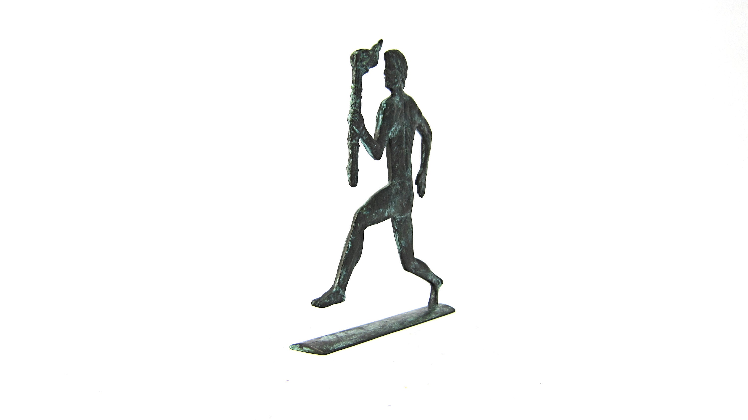 Bronze Sculpture Marathon Runner From Ancient Greece Greek - Etsy