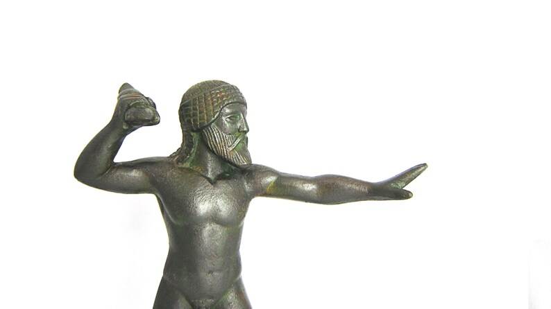 God Zeus of Dodonis , Stone Casting Sculpture With Verdgris Effect From ...