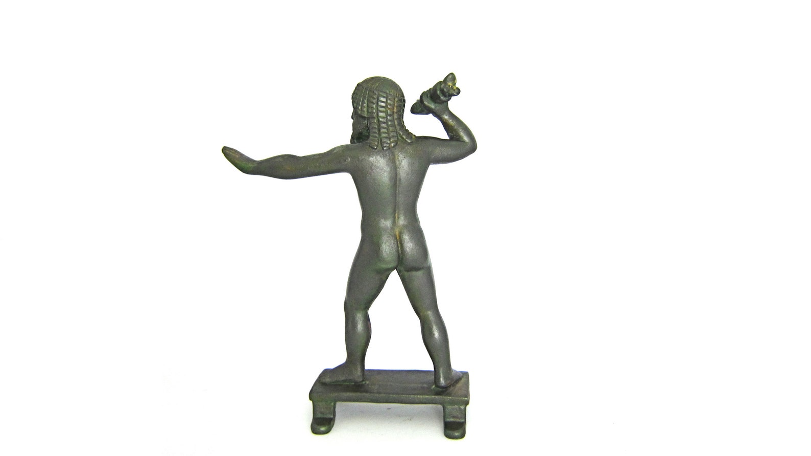 God Zeus of Dodonis , Stone Casting Sculpture With Verdgris Effect From ...
