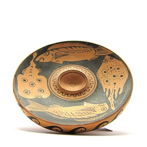 Ancient Fish Plate , Greek Vase , Attic Red Figure Fish Plate ...