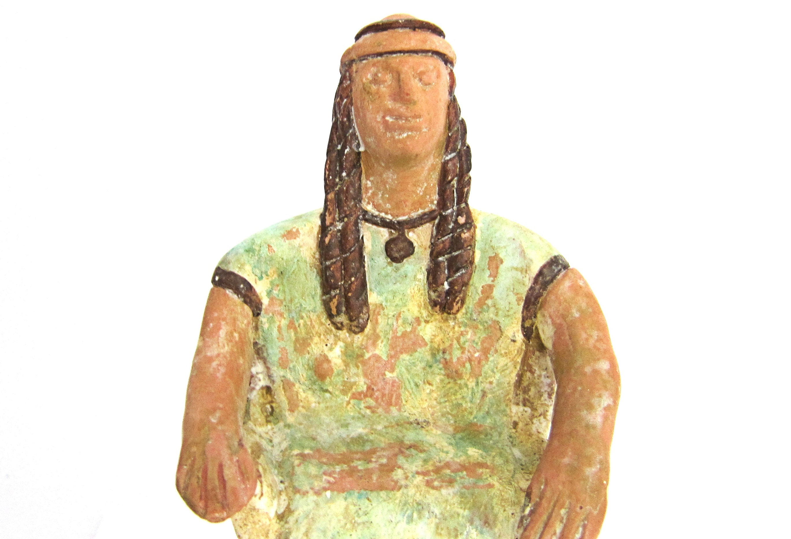 Tanagra Figurine Woman Figure Greek Terracotta Statue | Etsy