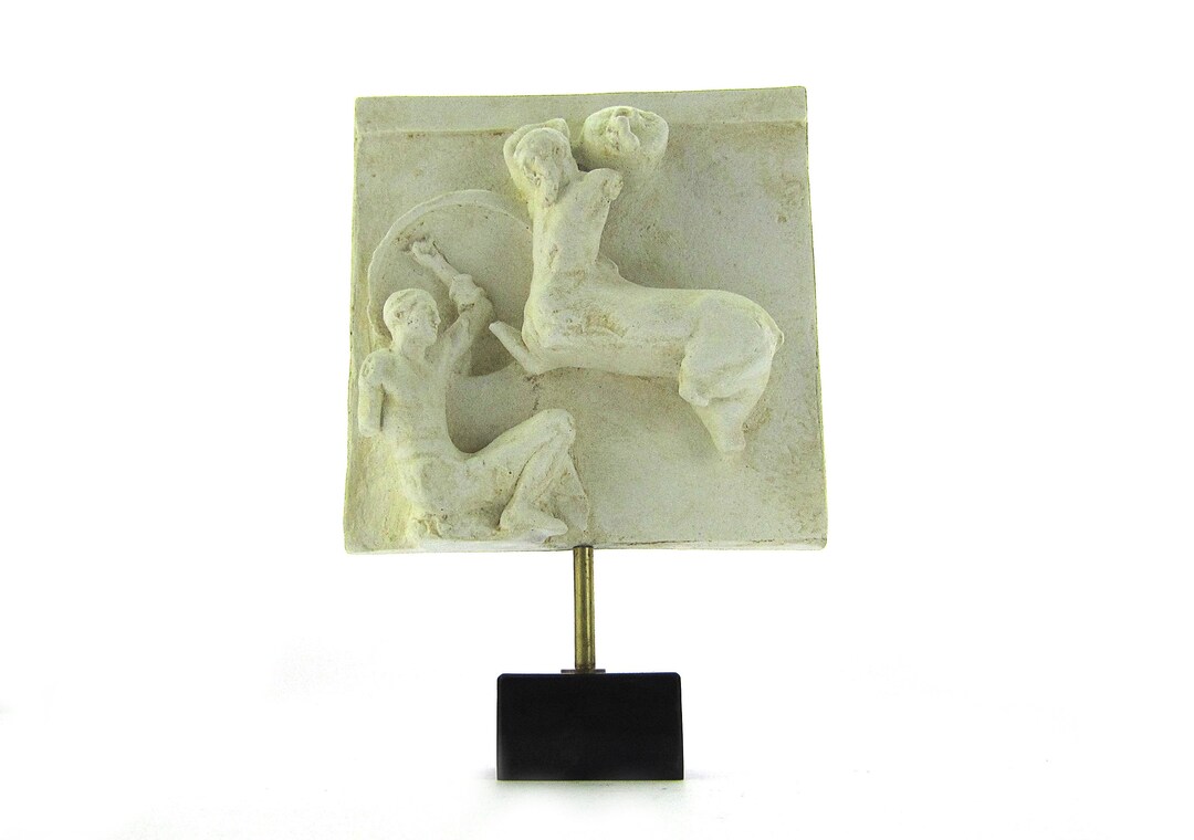 Centaur and Lapithes Metopes Parthenon Frieze IV From British Museum ...