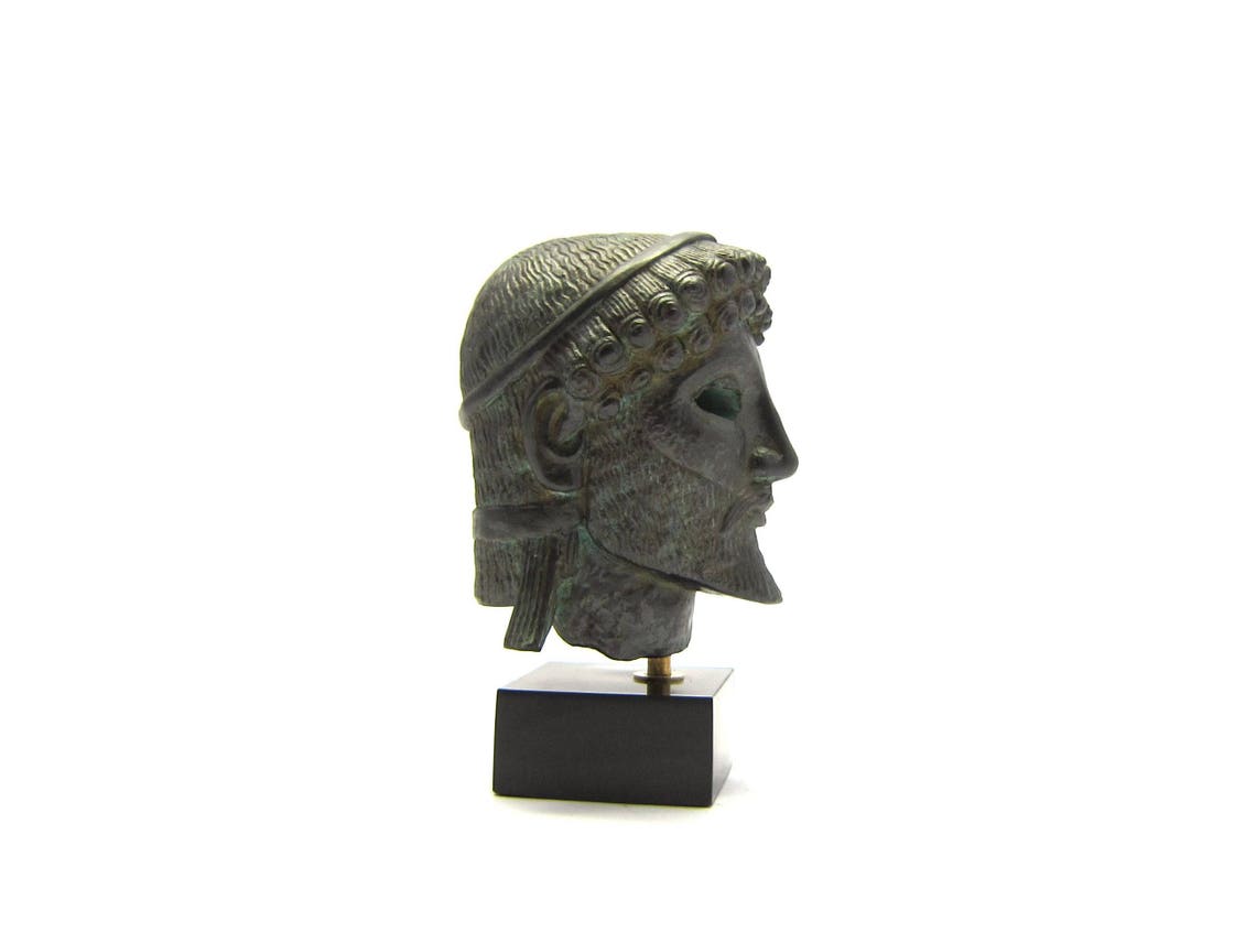 Zeus Head From National Archaeological Museum of Athens Verdigris ...