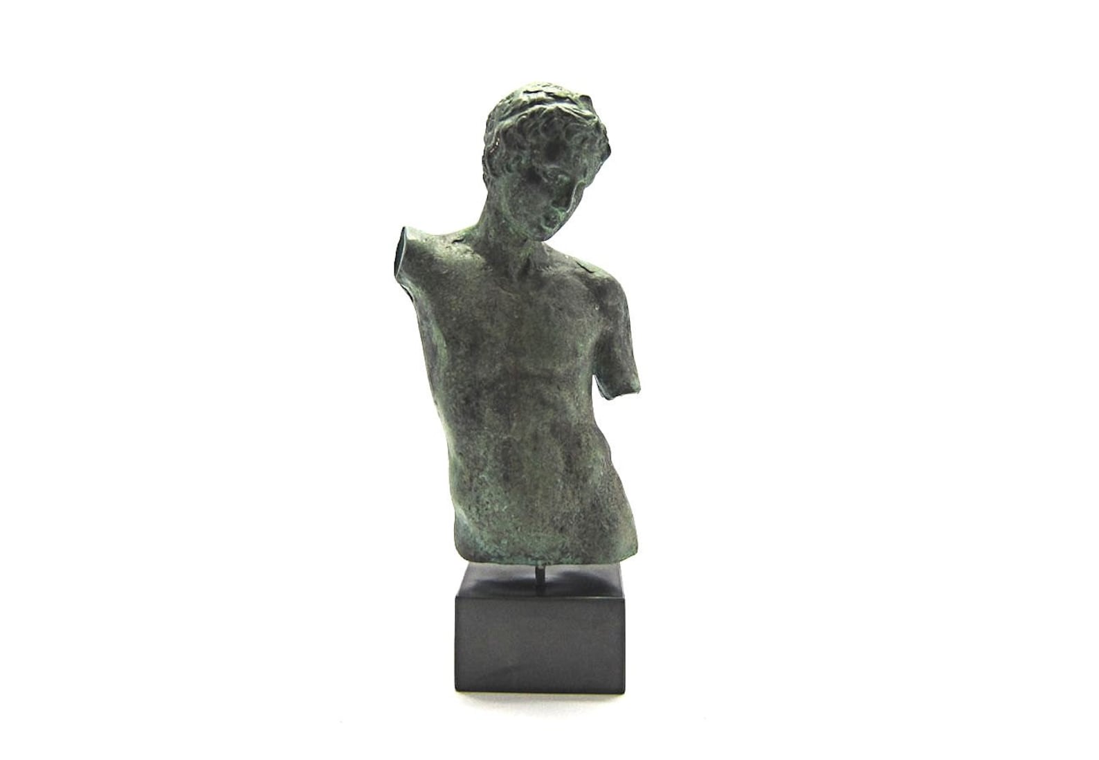 Greek Bronze Statue of Marathon Boy , Bust of Greek Sculpture From ...