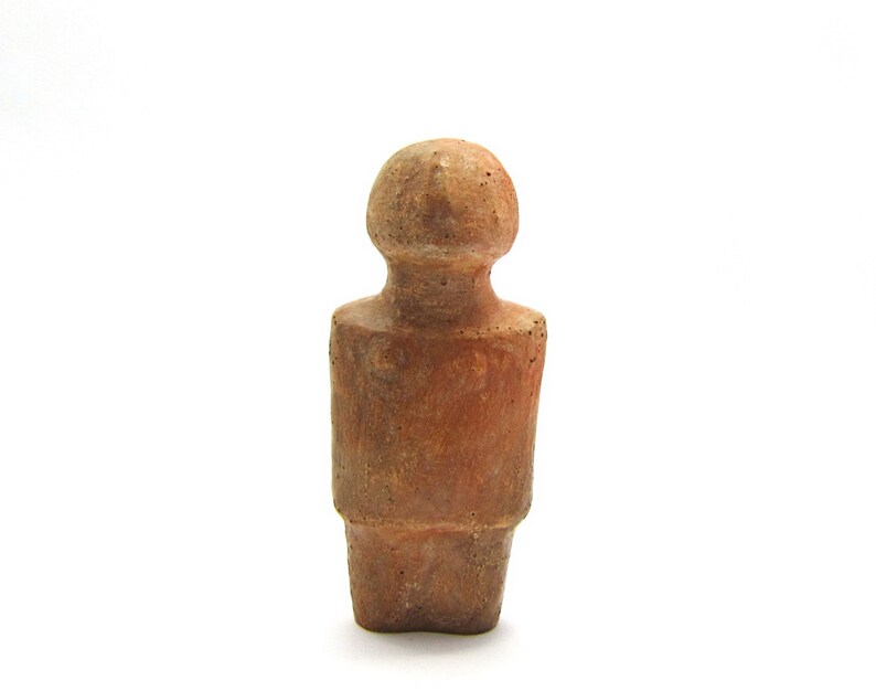 Decorative Greek Prehistoric Terracotta Idol , Ceramic Primitive Idol ...