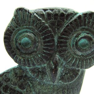 Bronze Sculpture of Greek Owl , Athenian Metal Statue , Museum Art - Etsy