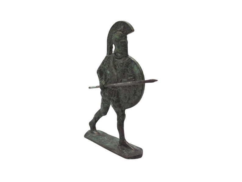 Bronze Statue of Greek Warrior , Bronze Greek Hoplite , Bronze ...
