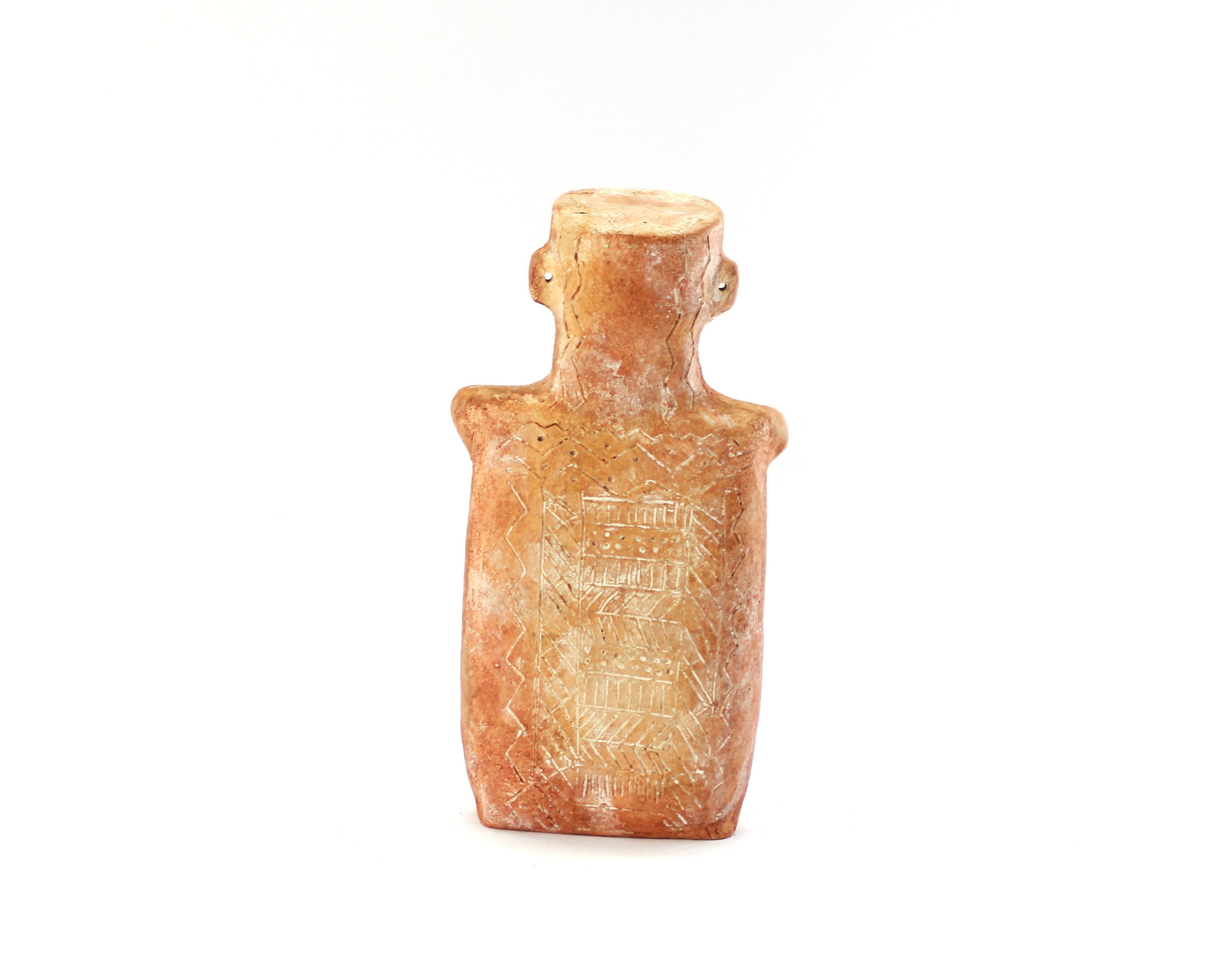 Decorative Greek Prehistoric Terracotta Idol , Ceramic Primitive Idol ...