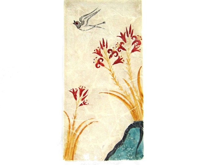 Minoan Spring Fresco Painting From Akrotiri Santorini , Museum Copy for ...