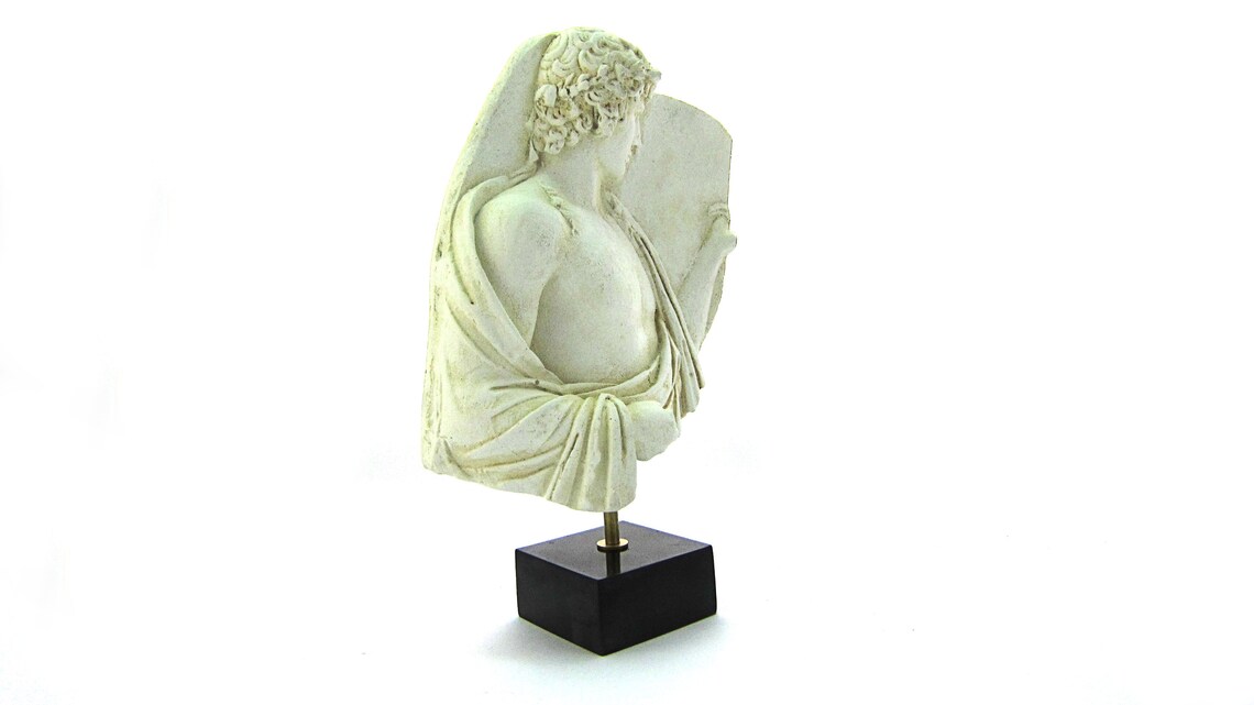 Antinous Relief as Silvanus From SMK Museum 24 Cm Base - Etsy