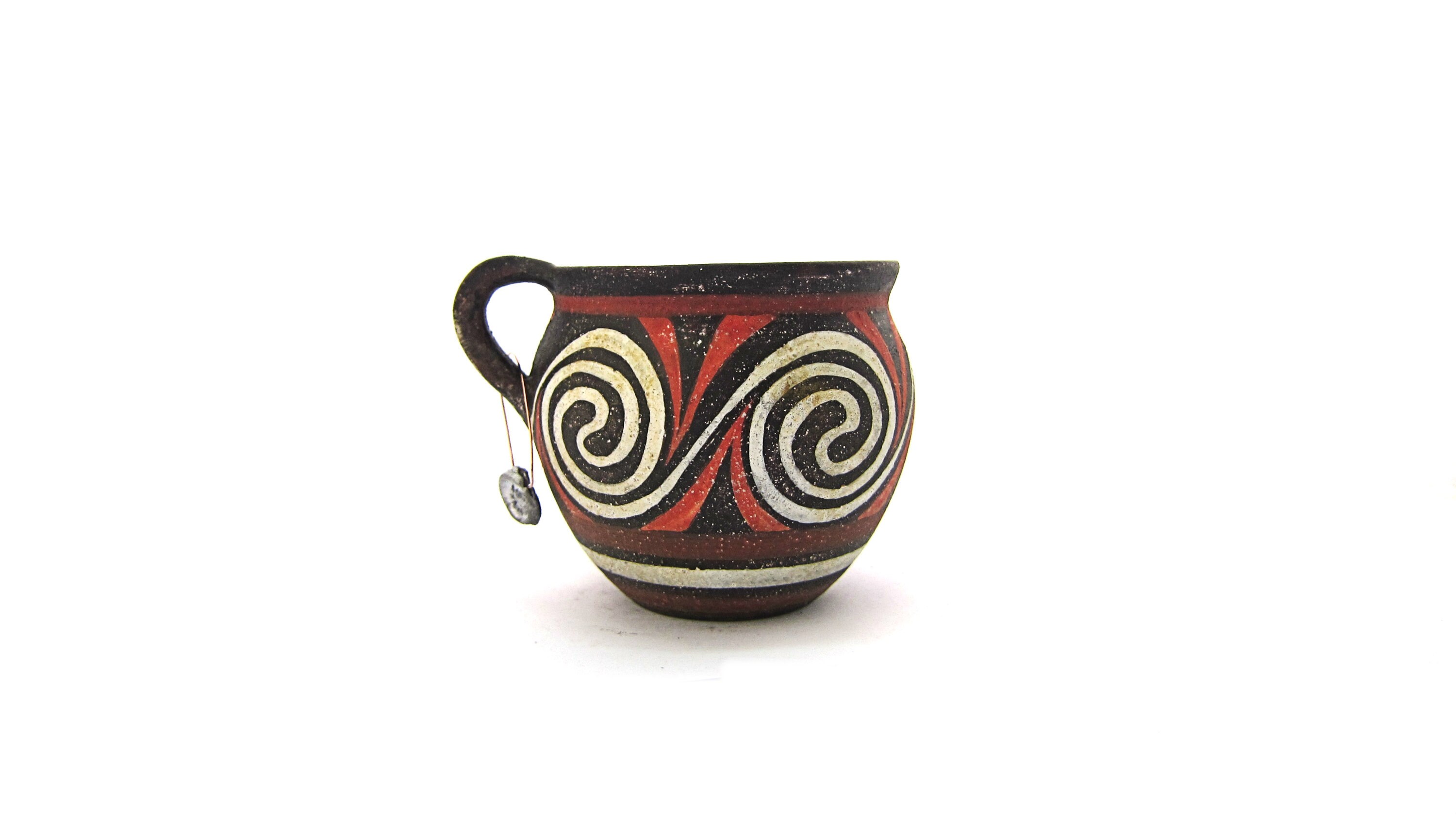 Greek Vase , Minoan Cretan Cup , Reproduction From Museum of Heraklion ...