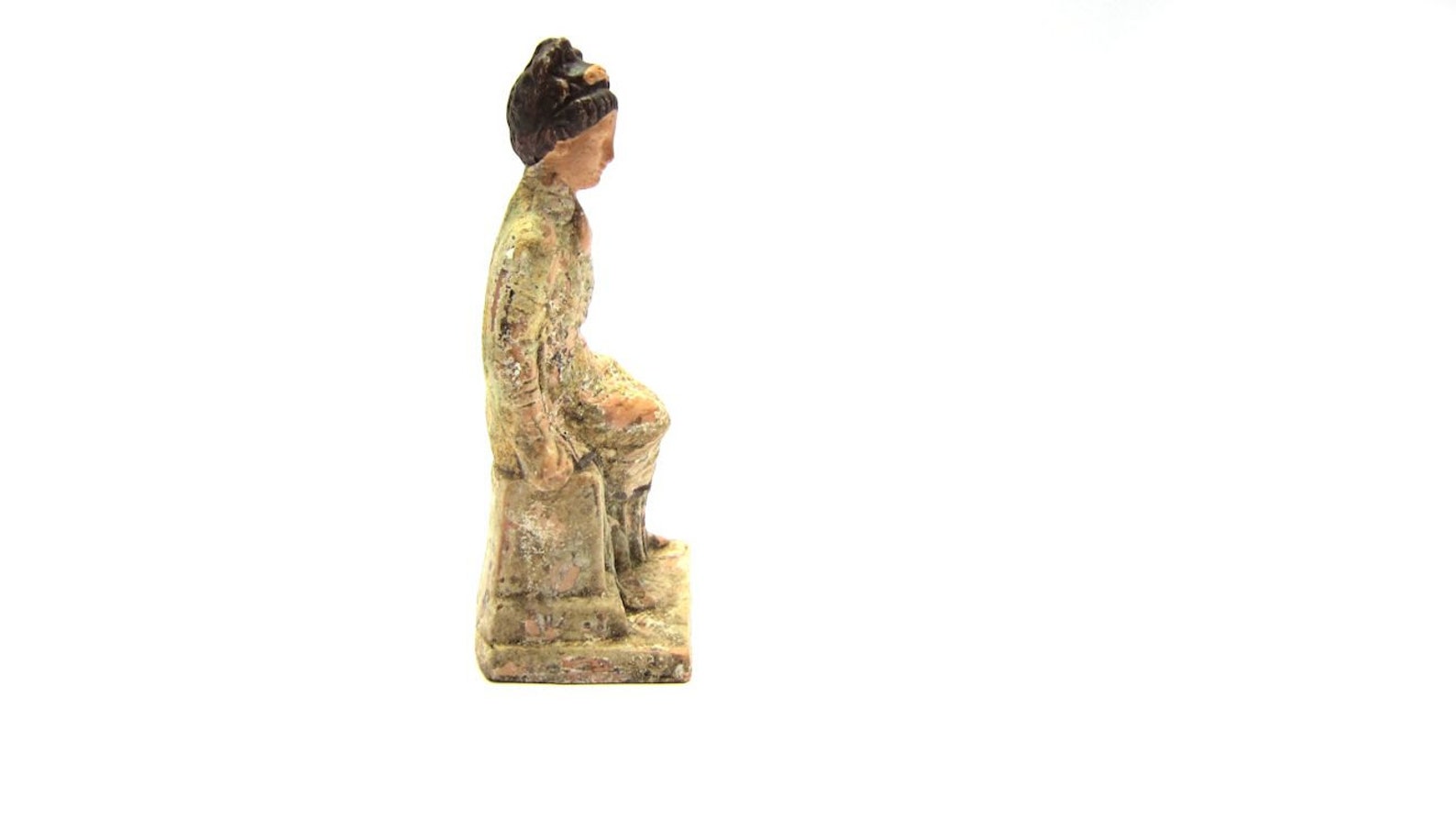 Tanagra Figurine , Woman Figure, Greek Terracotta Statue - Etsy