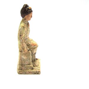 Tanagra Figurine , Woman Figure, Greek Terracotta Statue - Etsy