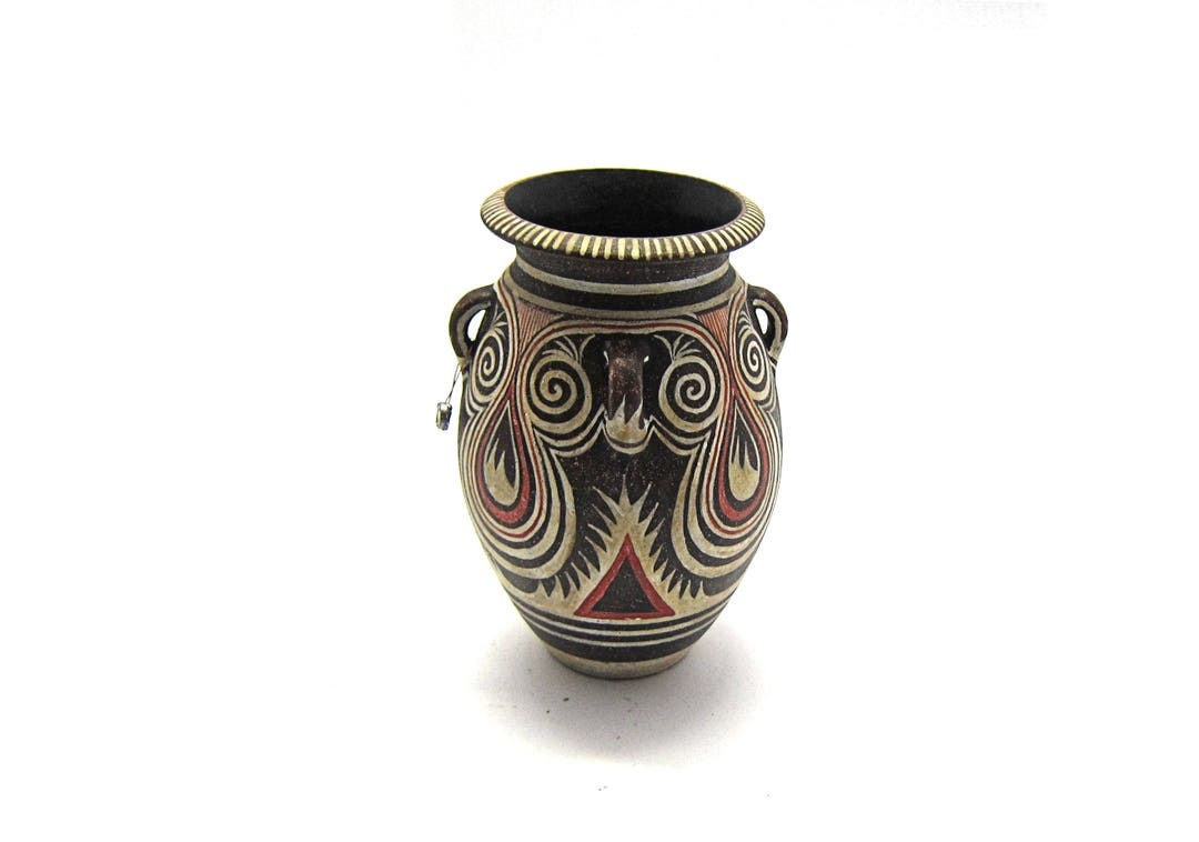 Greek Vase , Minoan Cretan Pythos Octopus Vase Kamares Style ...