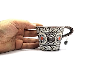 Greek Vase , Minoan Cretan Cup , Reproduction From Museum of Heraklion ...