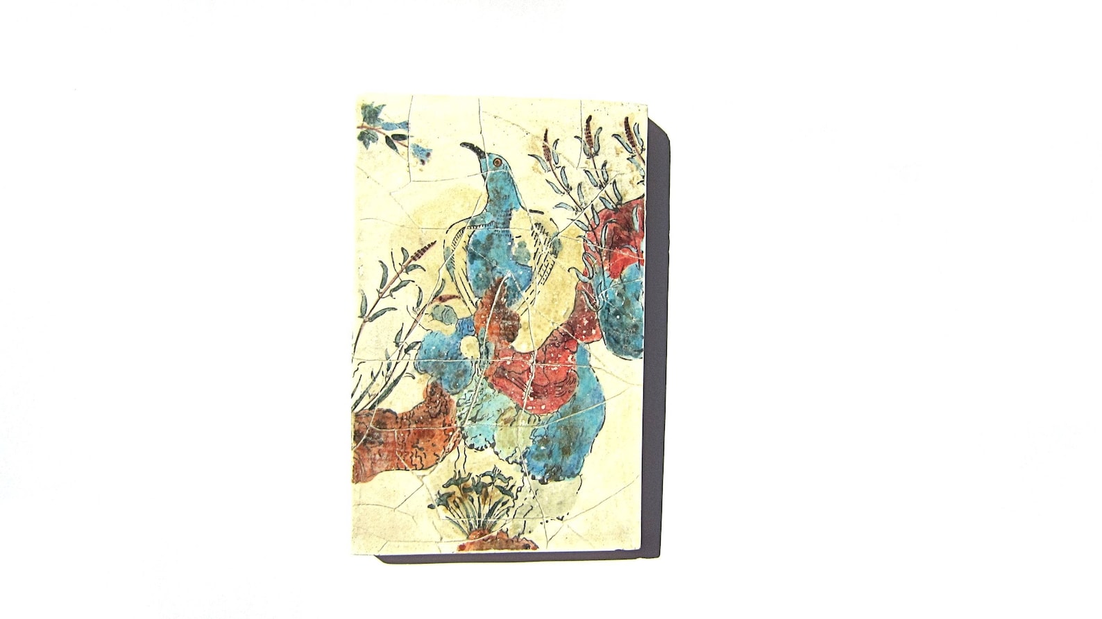 Minoan Blue Bird Fresco Painting From Crete Knossos Palace , Museum ...
