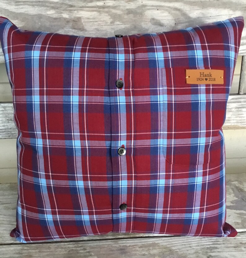 Custom Memory Pillow Made From Upcycled Shirt Made to Order - Etsy