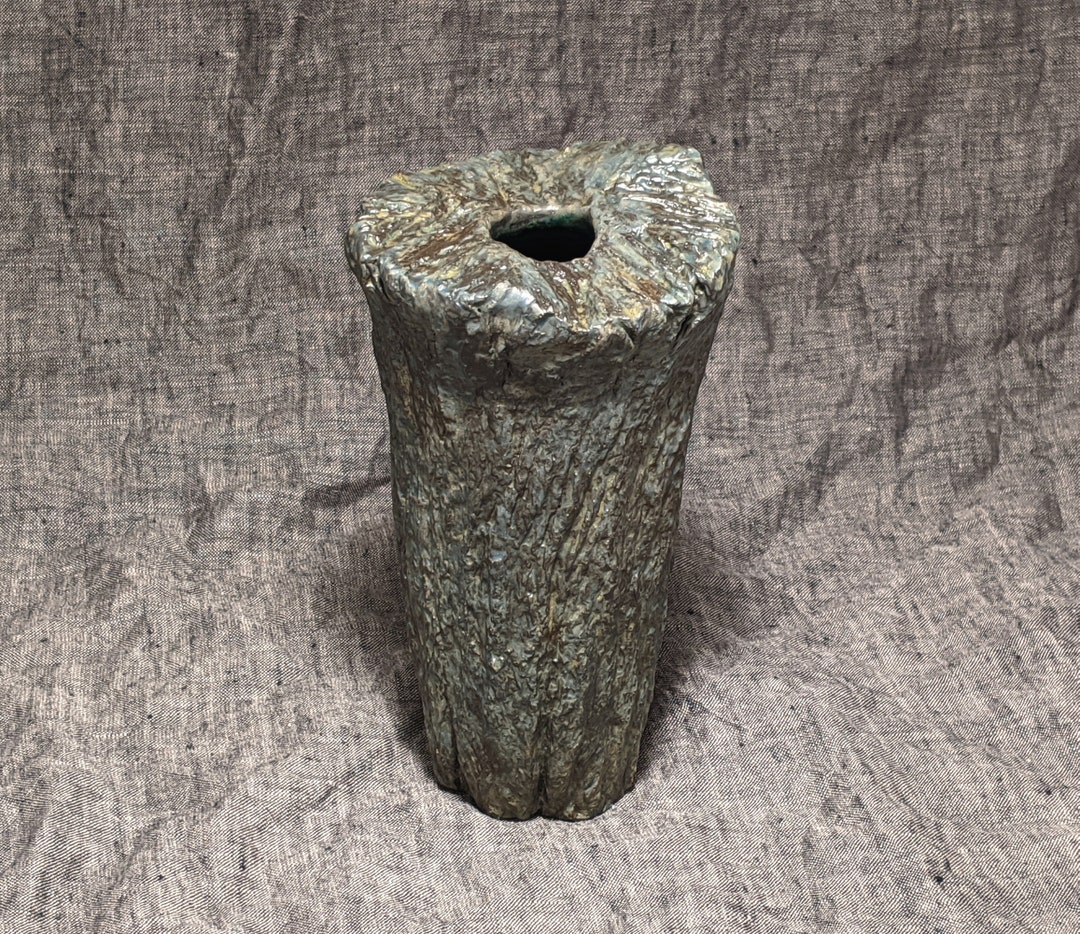 Stoneware Vase,kurinuki Vase,ceramic Vase,wabi Sabi Decor,rustic Decor ...