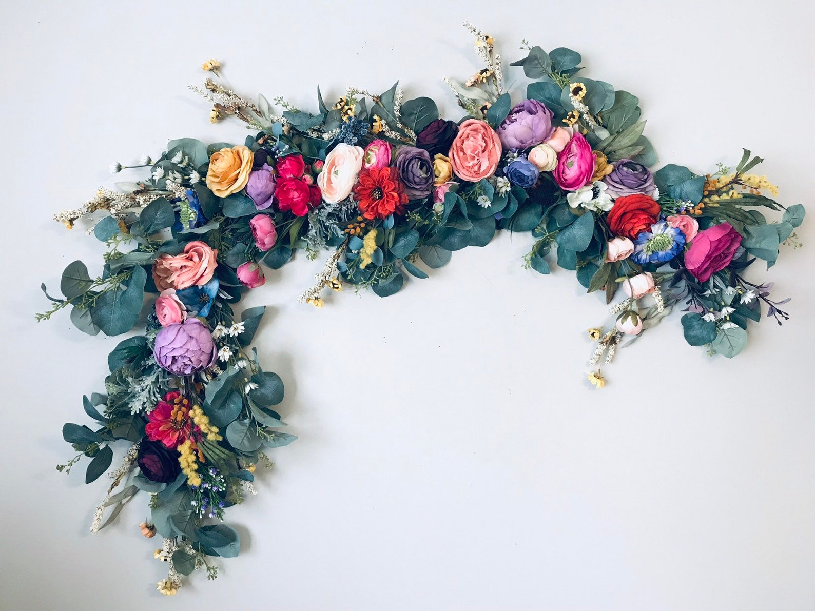 Garland Floral Garland Flower Garland Nursery Garland | Etsy