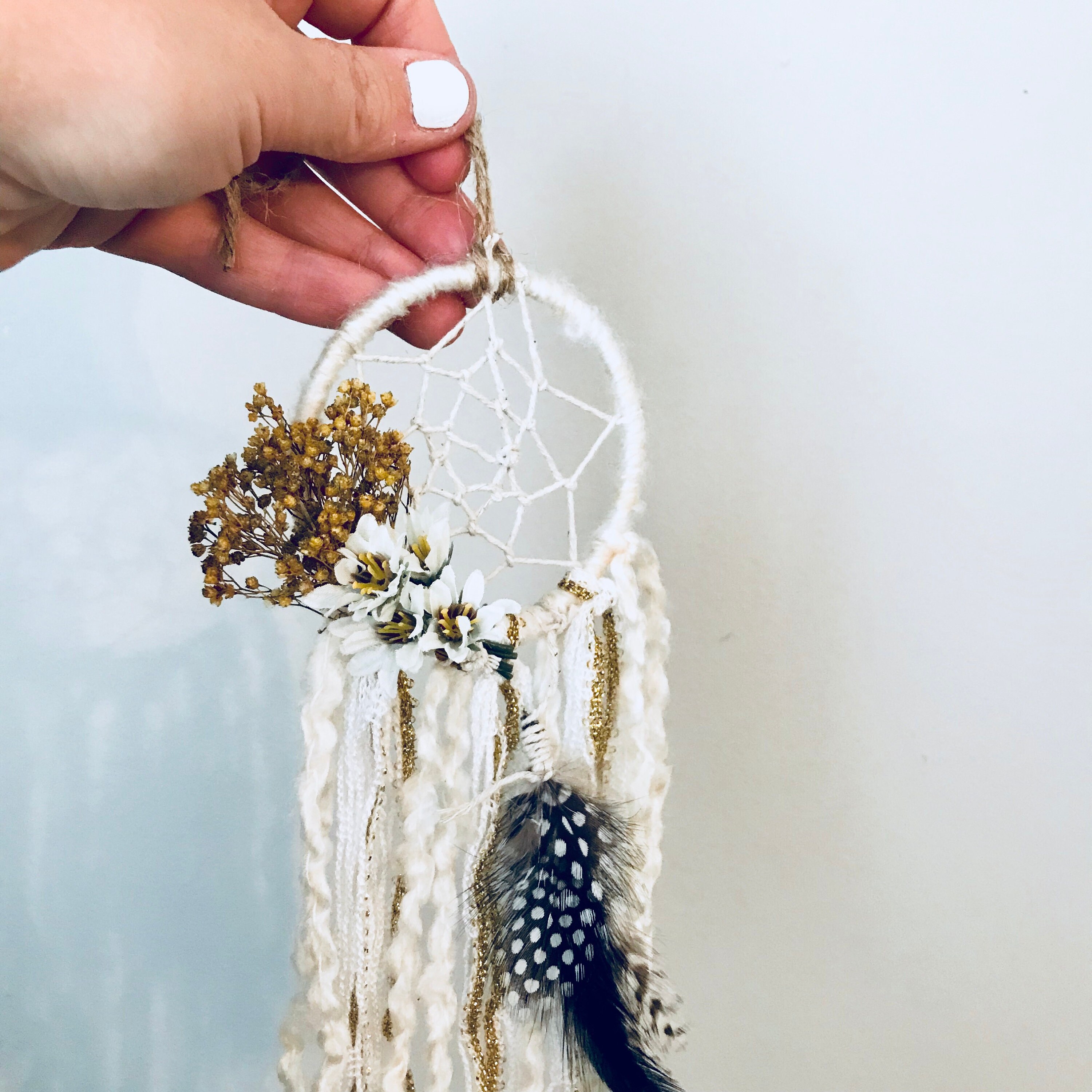 Mini Dream catcher Dreamcatcher Small Dream catcher Rear | Etsy