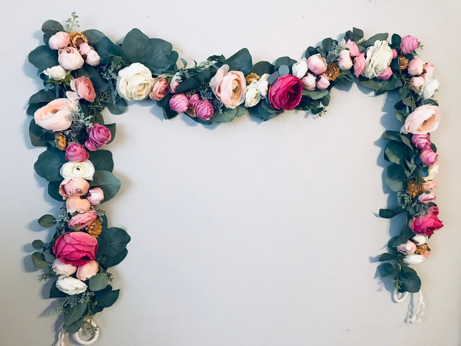 Floral Garland Flower Garland Photo Prop Garland Wall | Etsy