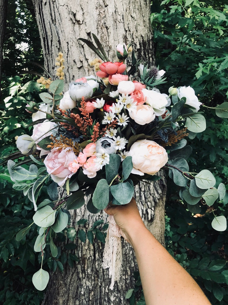 Boho Bouquet Wedding Bouquet Rustic Bouquet Wildflower | Etsy