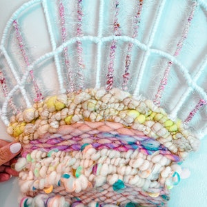 Beach Weaving, Woven Seashell, Seashell Wall Art, Beach Art, Shell ...