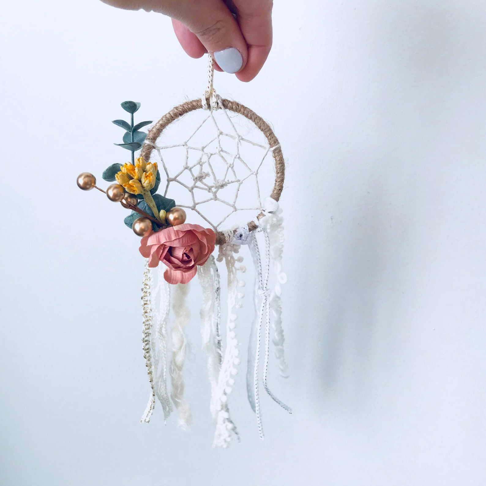 Mini Dream Catcher, Dreamcatcher, Small Dream Catcher, Rear View Mirror ...