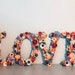 Floral Nursery Letter, Boho Nursery Decor, Nursery Letter, Flower ...