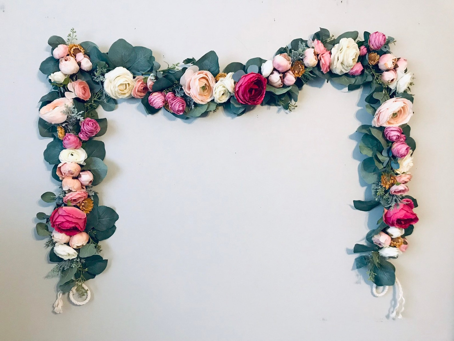 Floral Garland Flower Garland Photo Prop Garland Wall | Etsy