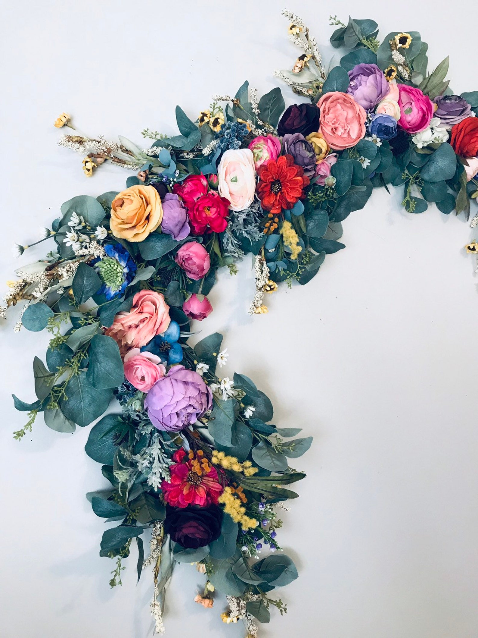 Garland Floral Garland Flower Garland Nursery Garland | Etsy