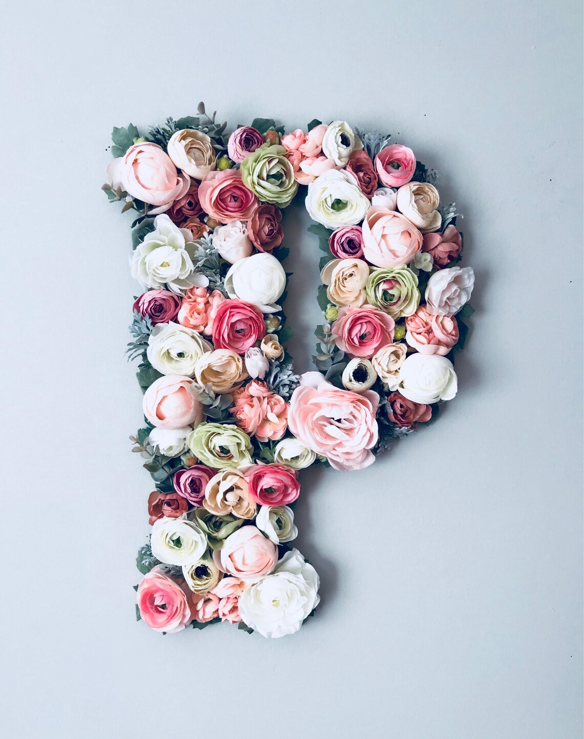 Floral Letter Nursery Letter Flower Letter Nursery Decor | Etsy