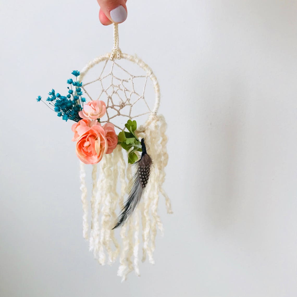 Mini Dream catcher Dreamcatcher Small Dream catcher Rear | Etsy