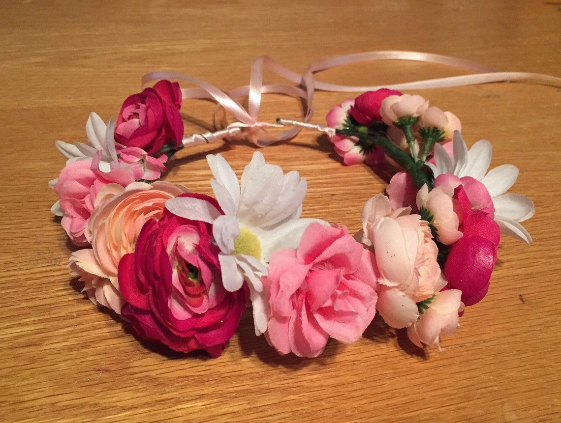 Kids Flower Crown Flower Girl Crown Little Girls Crown Baby | Etsy