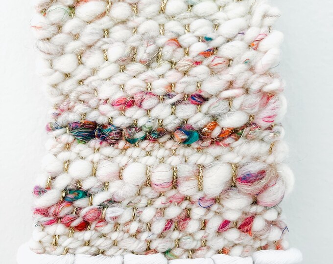 Boho Weaving, Mini Weaving, Colorful Weaving, Weaving Ornament, Art ...