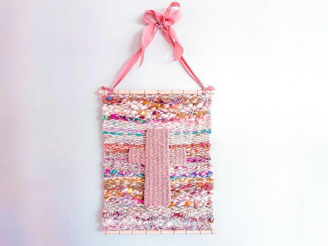 Woven Wall Art, Weaving, Baptism Gift, Christian Home Decor, Religious ...