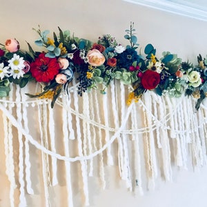 Wildflower Garland, Floral Garland, Boho Flower Garland, Wedding ...