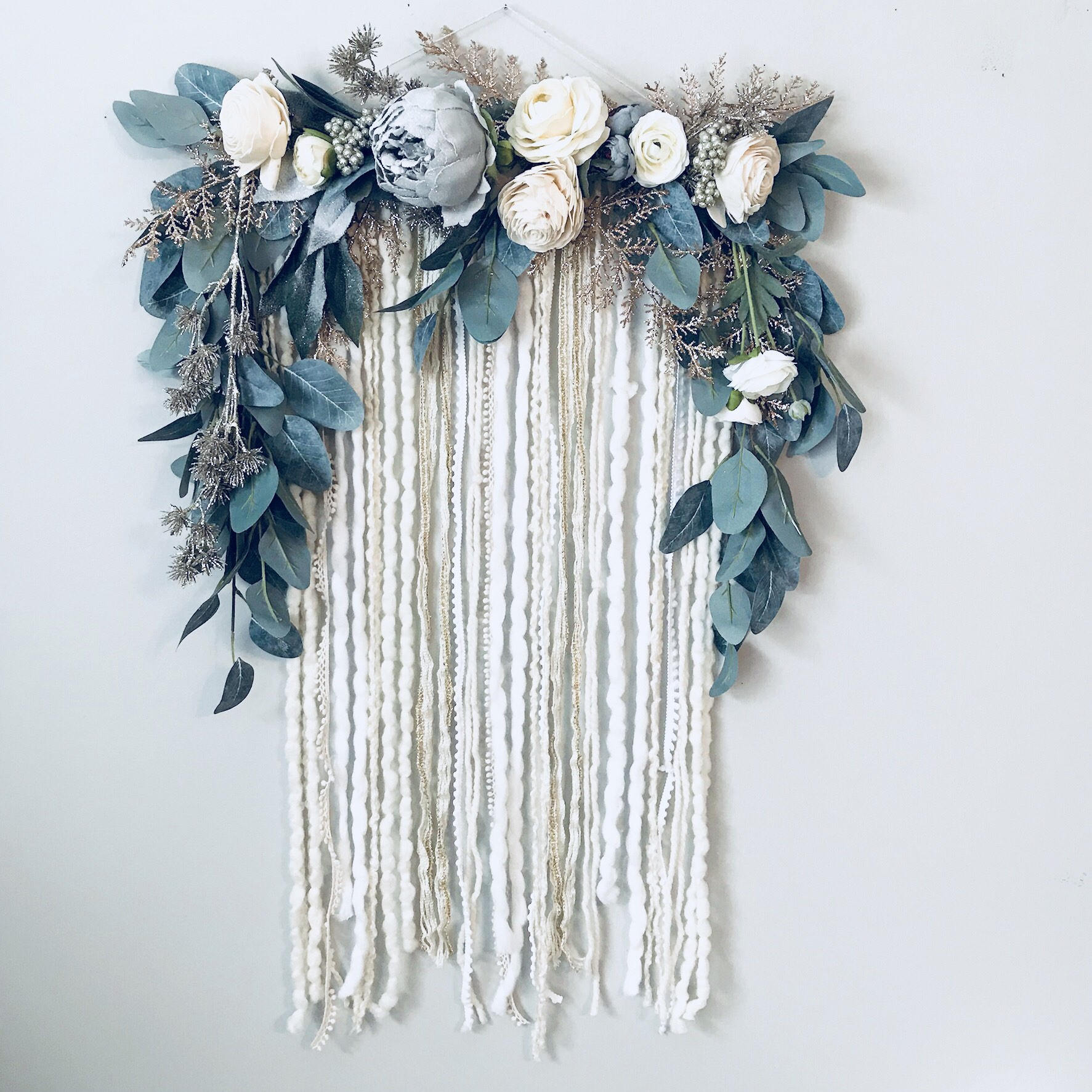 Floral Wall Art Floral Wall Hanging Floral Nursery Decor | Etsy