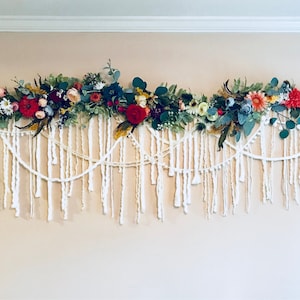 Wildflower Garland, Floral Garland, Boho Flower Garland, Wedding ...